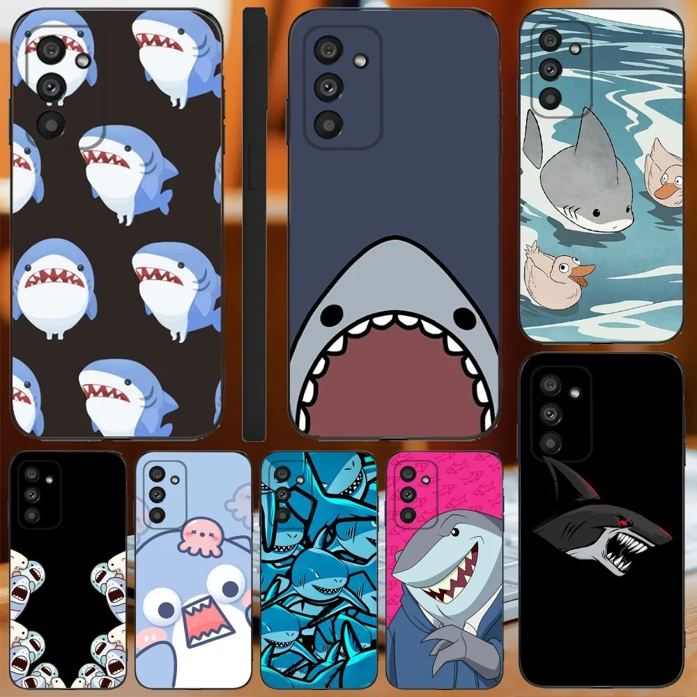 Cartoon-Cute-Shark-Phone-Case-For-Samsung-Galaxy-A13-A21s-A22-A31-A32 ...