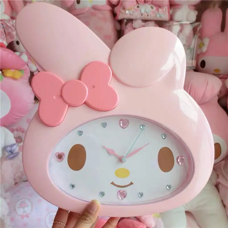Cartoon My Melody Kawaii Wall Clock - KawaiiMerch.com