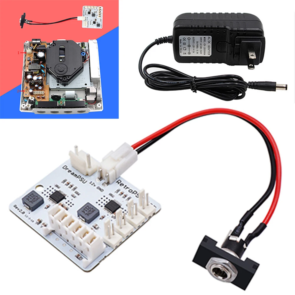 Dreamcast Game Console para SEGA, Dream PSU, Power Supply Board, Power ...