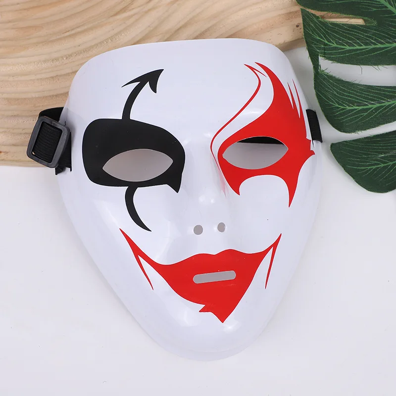 Scary-White-Blank-Face-Mask-Halloween-DIY-Masquerade-Full-Face-Mask ...
