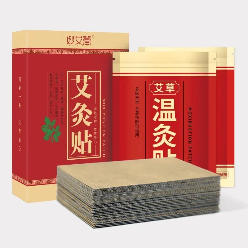 40pcs-Waist-Moxa-Plaster-Self-Heating-Warming-Chinese-Moxibustion ...