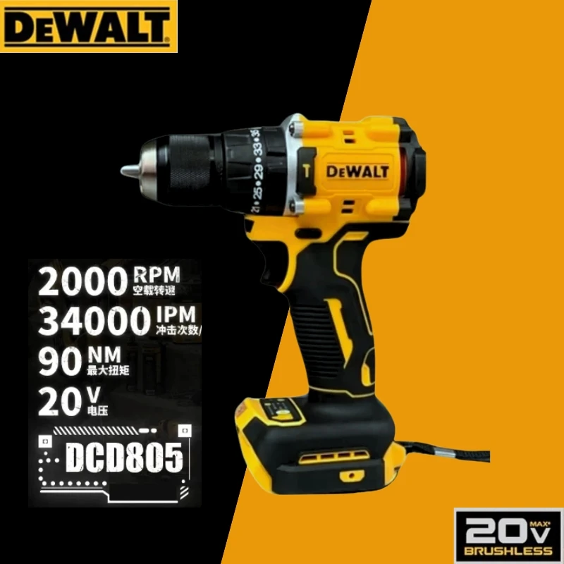 DeWalt-taladro-el-ctrico-DCD805-destornillador-inal-mbrico-sin ...