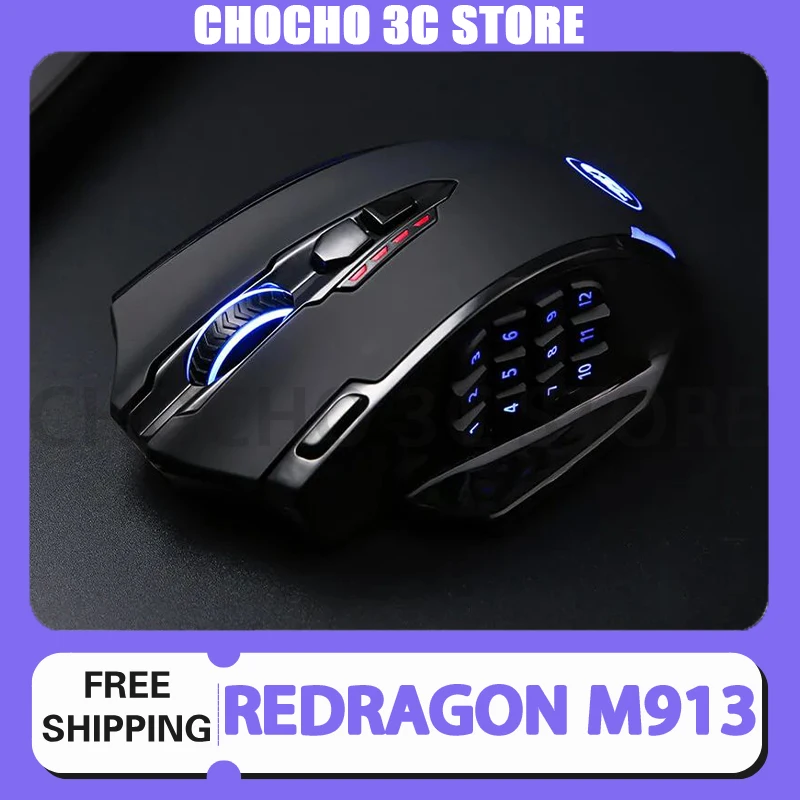 Rat-n-inal-mbrico-Redragon-M913-modo-Dual-tecla-lateral-Rgb-rat-n-Macro ...