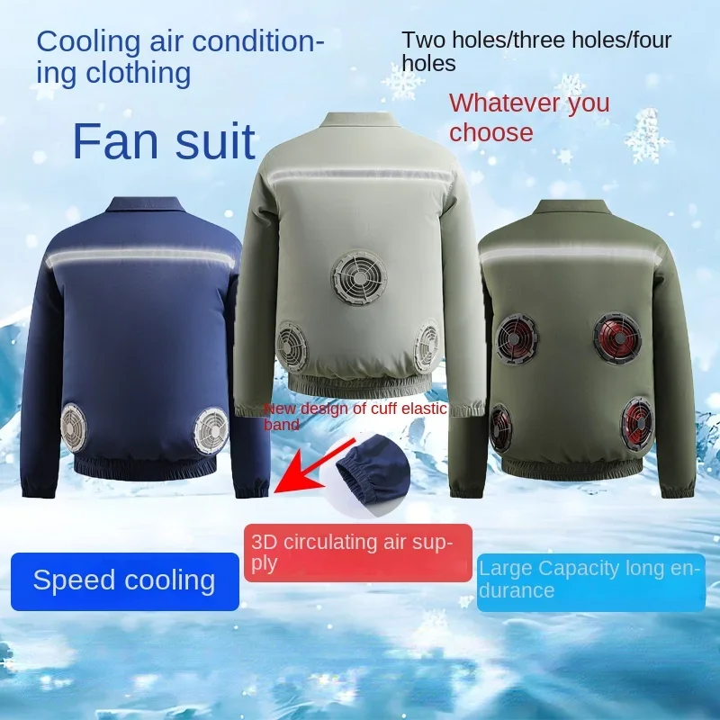 2024-Cool-4-Fan-Jacket-Men-s-Ice-Coat-USB-Refrigerated-Air-Conditioning ...