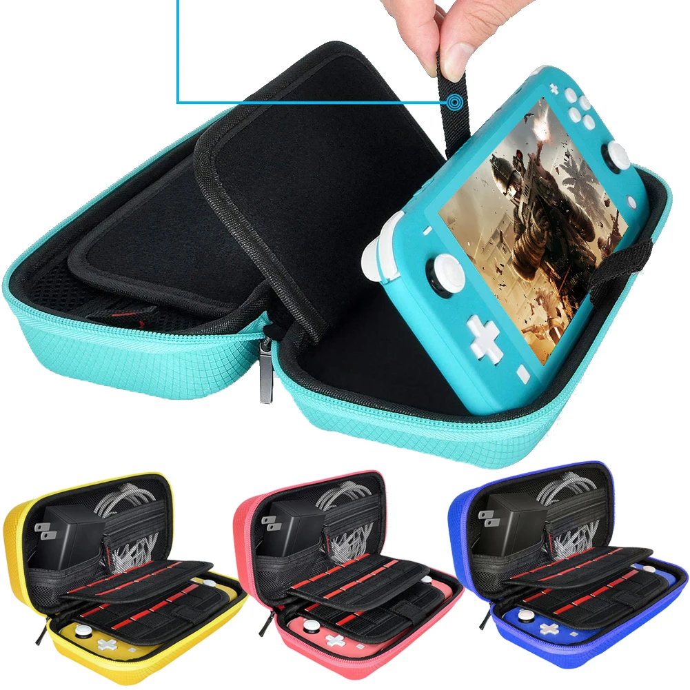 Carrying-Case-For-Nintendo-Switch-Lite-Storage-Bag-Nylon-EVA-Anti ...