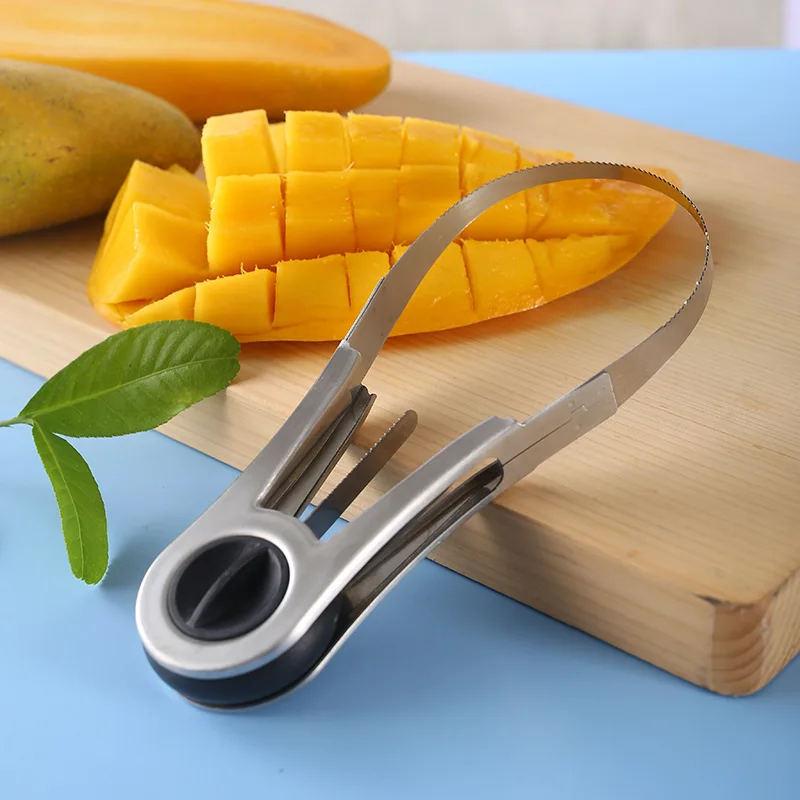 304-Stainless-Steel-Fruit-Tool-Mango-Cutting-and-Peeling-Machine ...