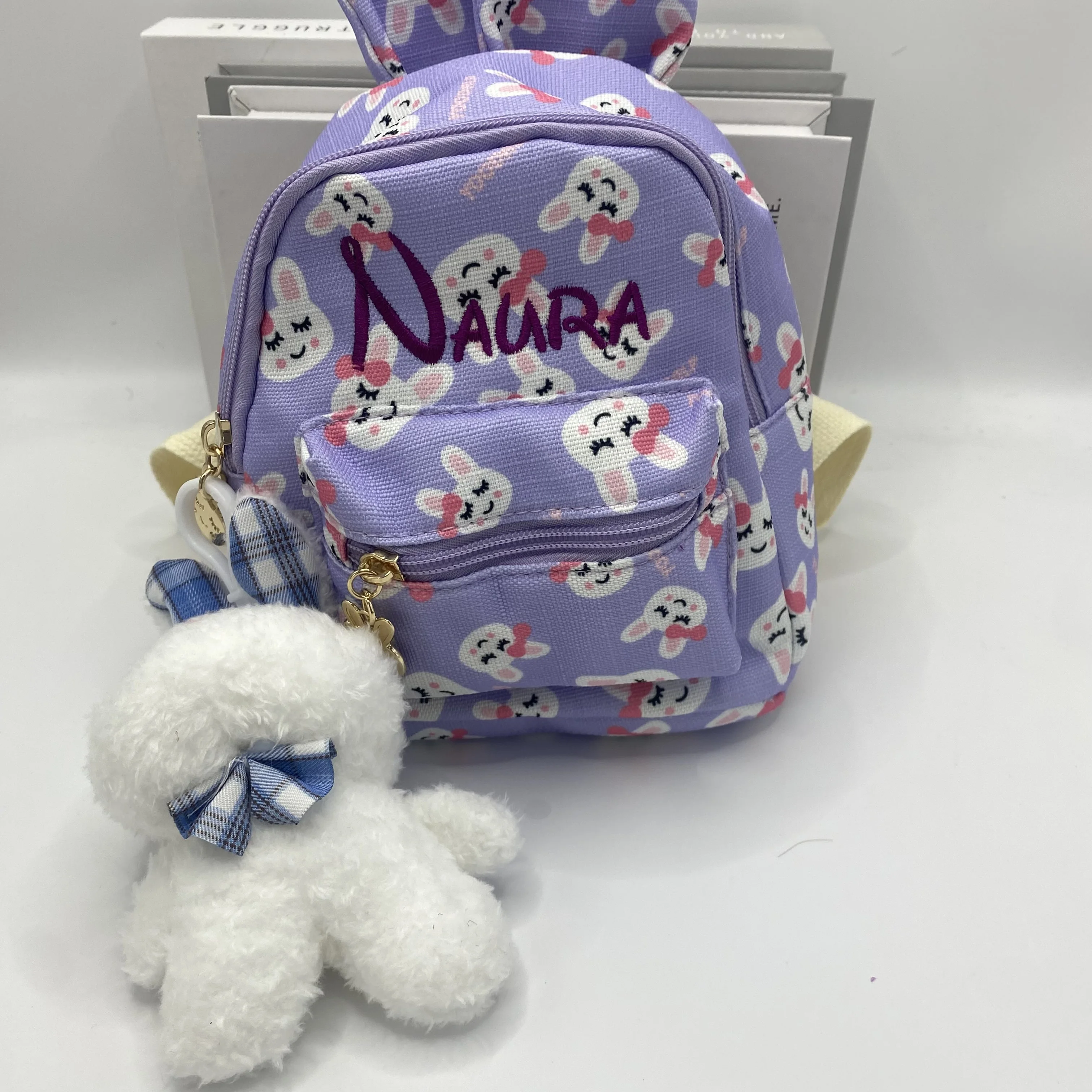 Personalized-Cute-Rabbit-Backpack-with-Stereoscopic-Ears-Mini-Backpack ...