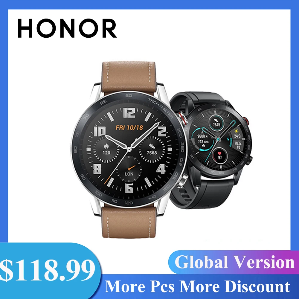 Honor Magic Watch 2 Smartwatch Gps Tracker 14 Days Phone Call Fitness ...