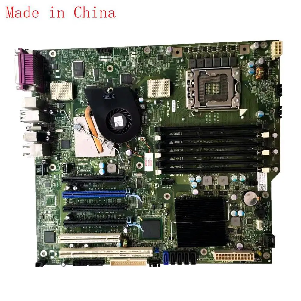 For Dell original workstation motherboard for Precision T5500 W2PJY ...