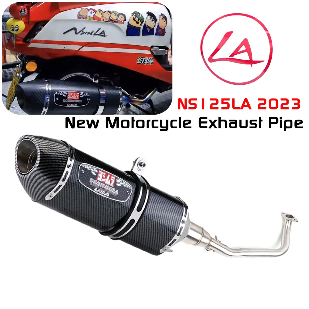 Motorcycle-Exhaust-Muffler-Escapes-Pipe-For-Honda-NS125LA-2023-New ...
