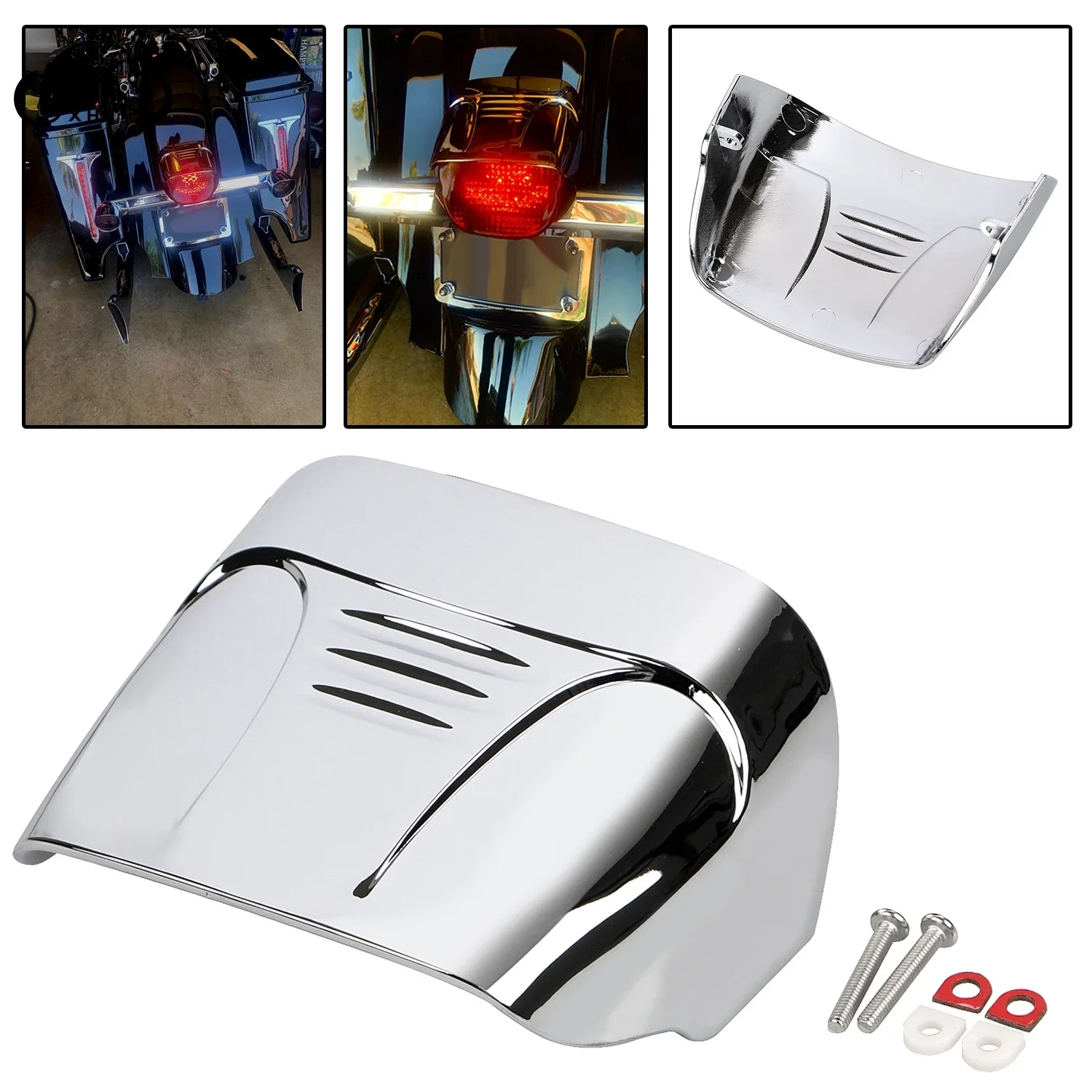 Motorcycle-Taillight-Visor-For-Harley-73-20-Touring-Dyna-Sportster ...