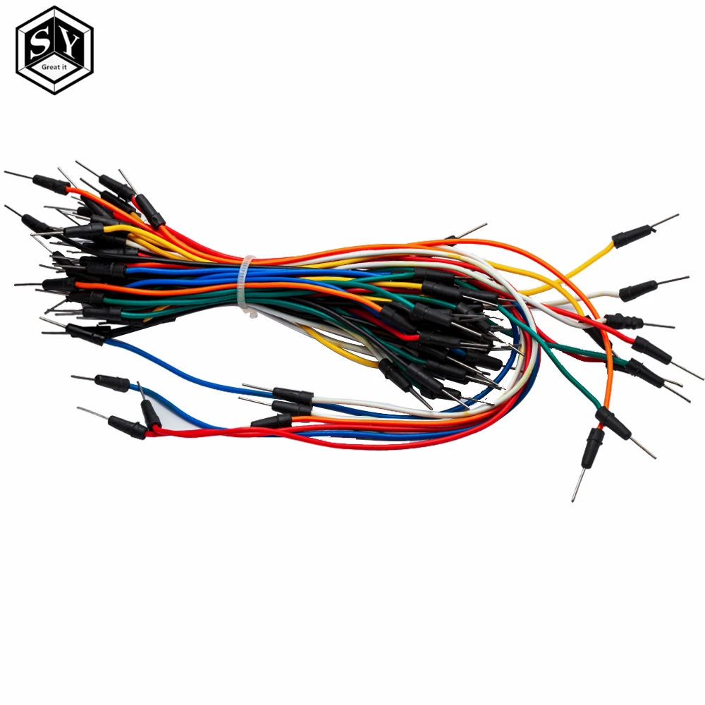 Smart-Electronic-DIY-kit-65PCS-Jump-Wire-Cable-Male-to-Male-Flexible ...