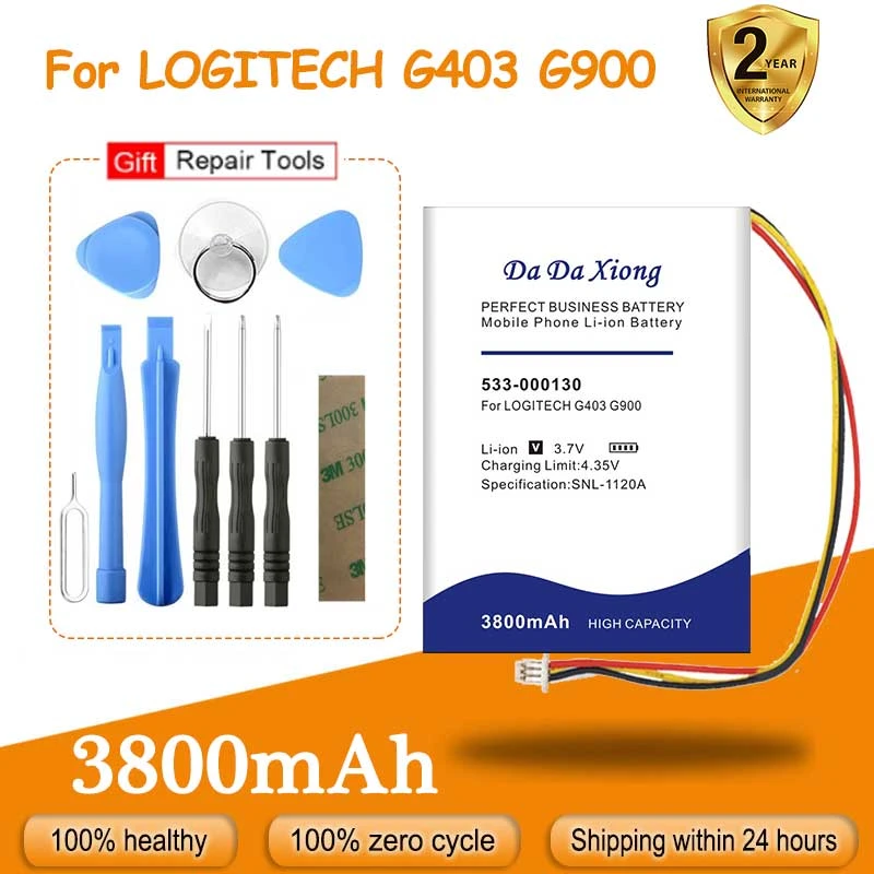 3800mah Battery For Logitech G403 G900 G903 G703 X100 Wireless Mouse ...