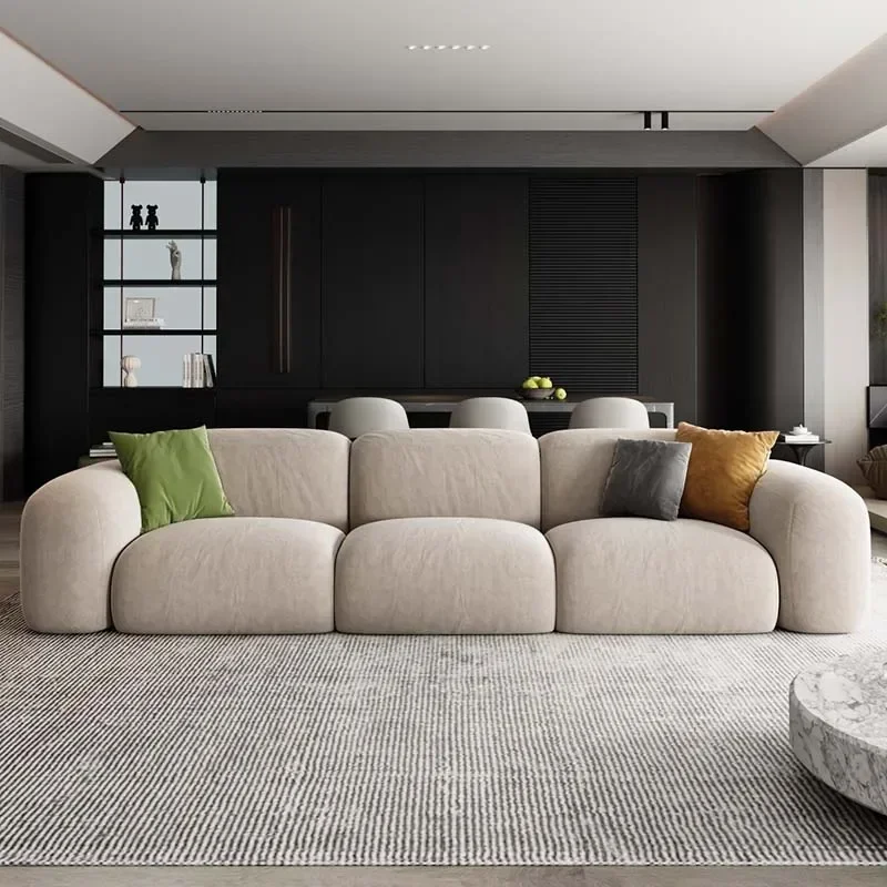 Modern Living Room Sofas Minimalist Sectional Puff Corner Sofa ...