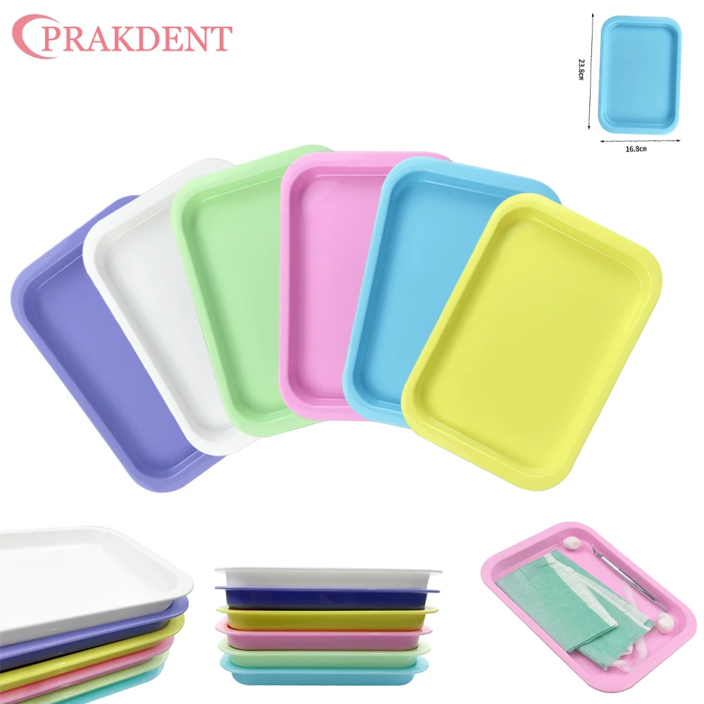 Colorful-Dental-Instrument-Flat-Tray-Holder-Autoclavable-Salon-Beauty ...