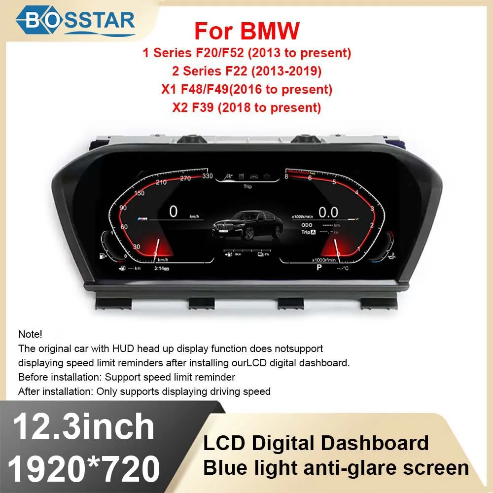Digital LCD Virtual Cluster Cockpit For BMW 1 Series F20 Dashboard ...