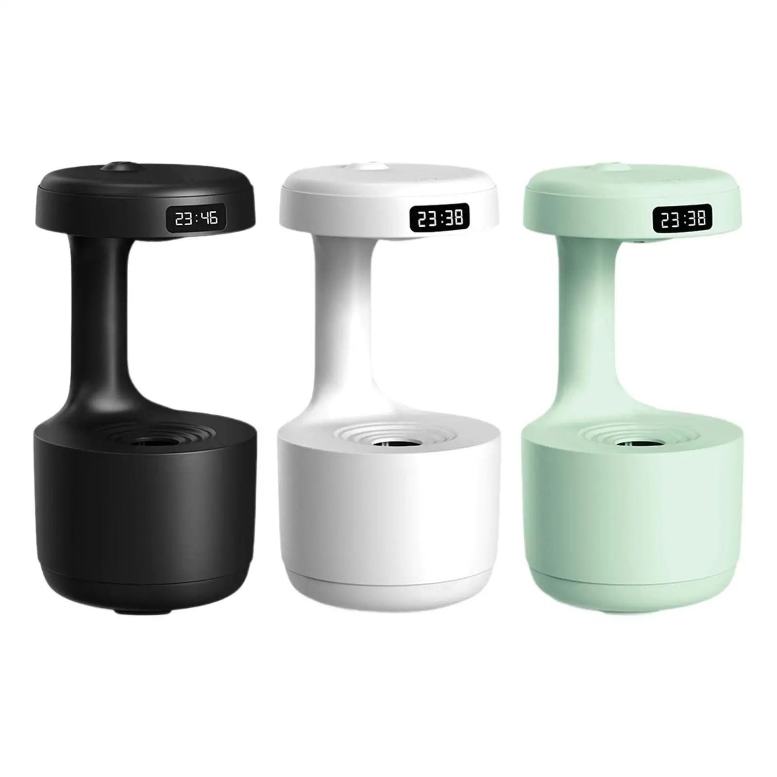 Umidificador-De-Ar-Com-Display-De-Rel-gio-LED-Gota-De-gua-De-Flutua-o ...