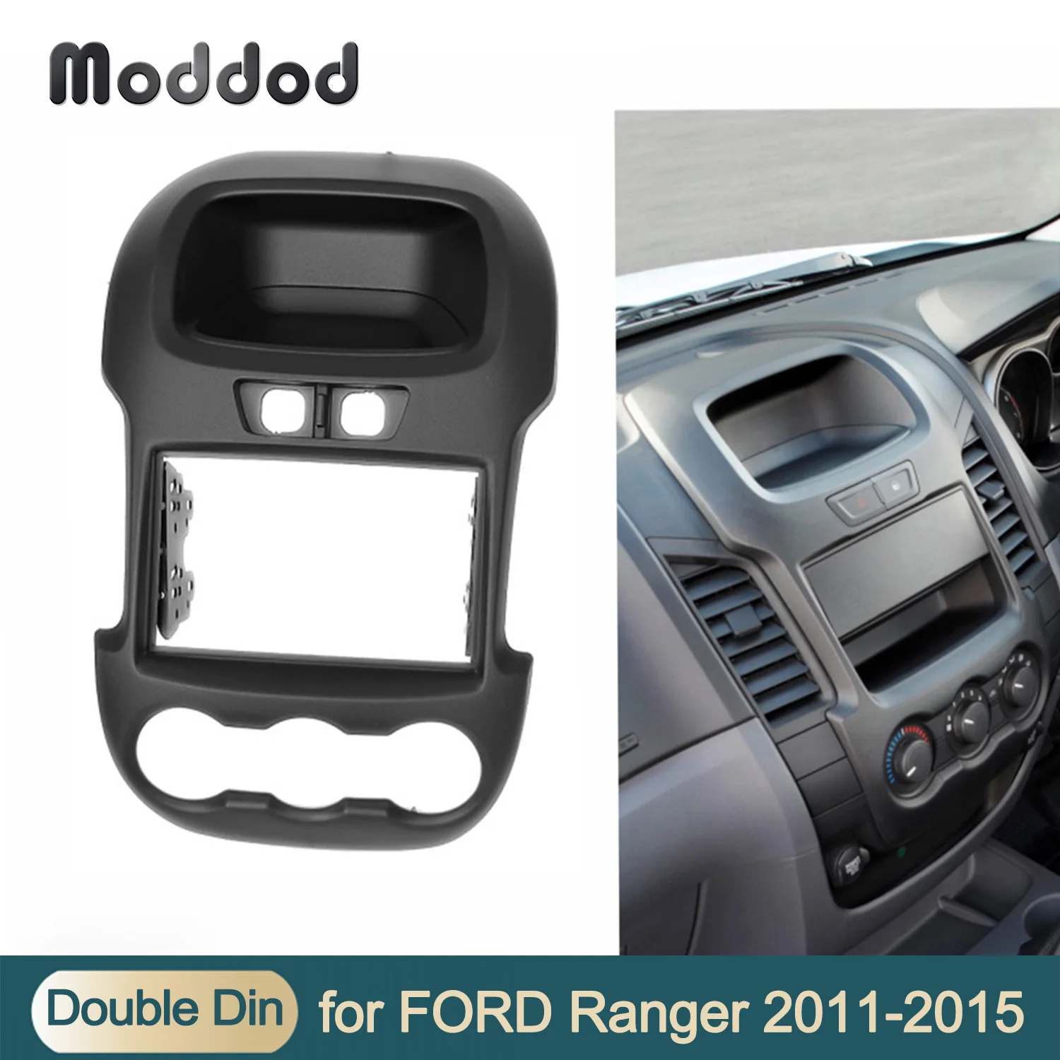 Painel estéreo duplo din para ford ranger tipo comum fascia rádio ...