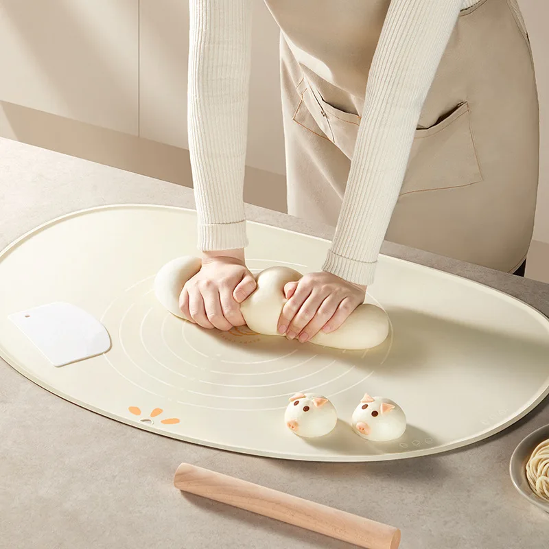 Kitchen-Food-Grade-Silicone-Kneading-Mat-Thickened-Antibacterial ...