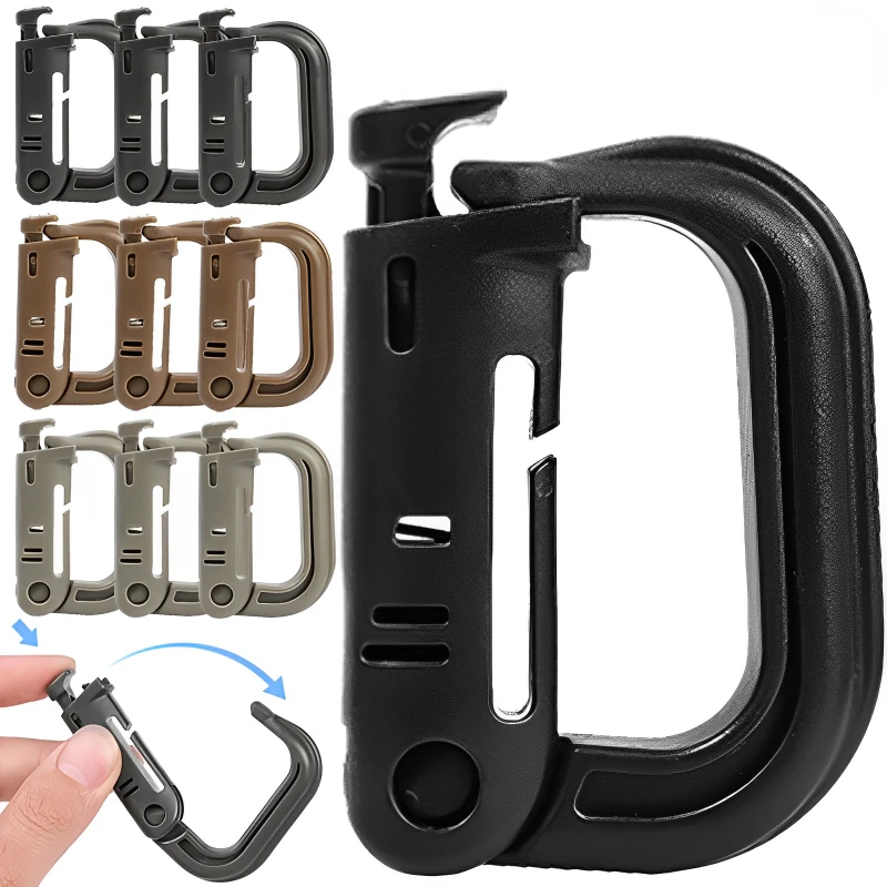 1-2PCS-Snap-Type-Ring-Buckle-Carabiner-Keychain-ITW-Fastener-Bag-Buckle ...