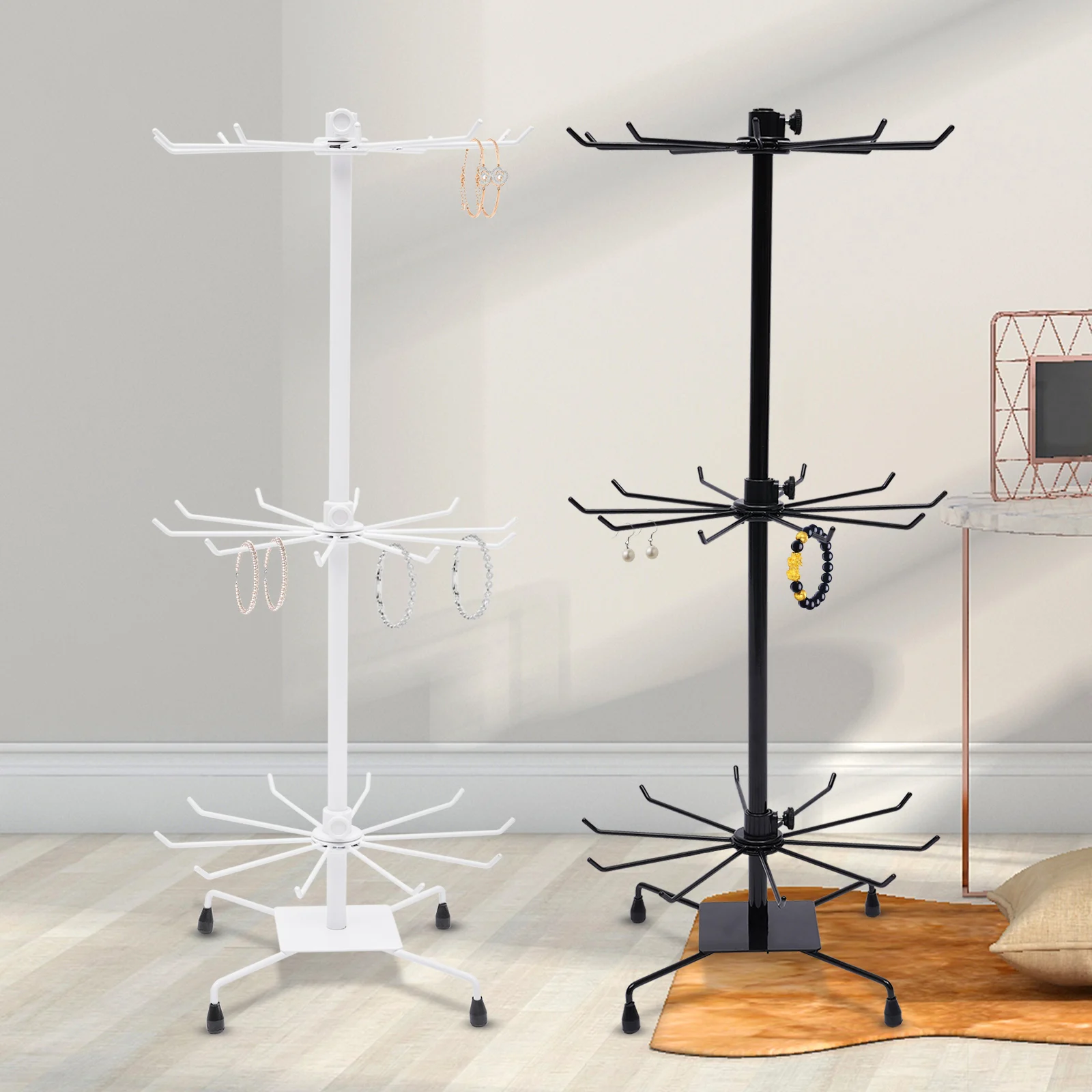 Display-Stand-3-Tier-Counter-Top-Spinner-Rack-Revolving-Countertop ...