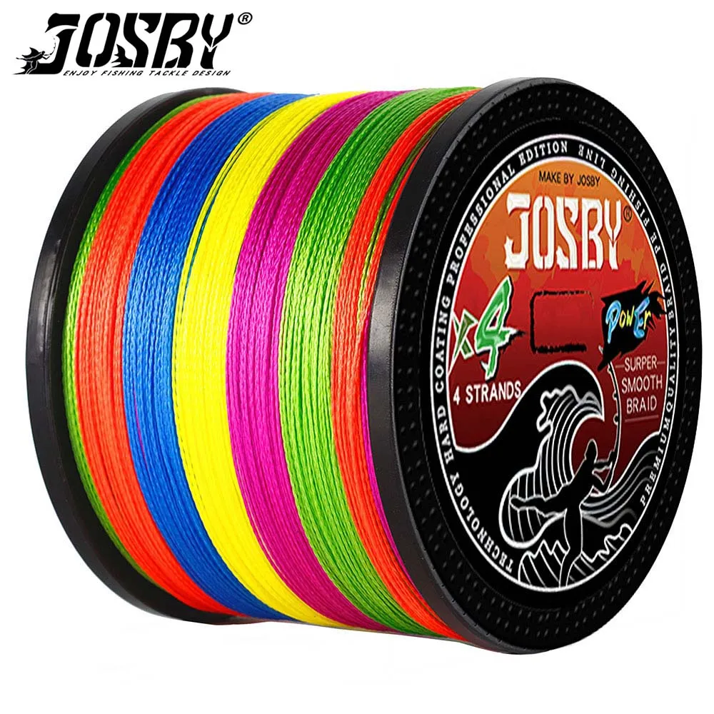 JOSBY-Carp-Fishing-Line-4-Strands-Braided-Japan-Multifilament-Seawater ...