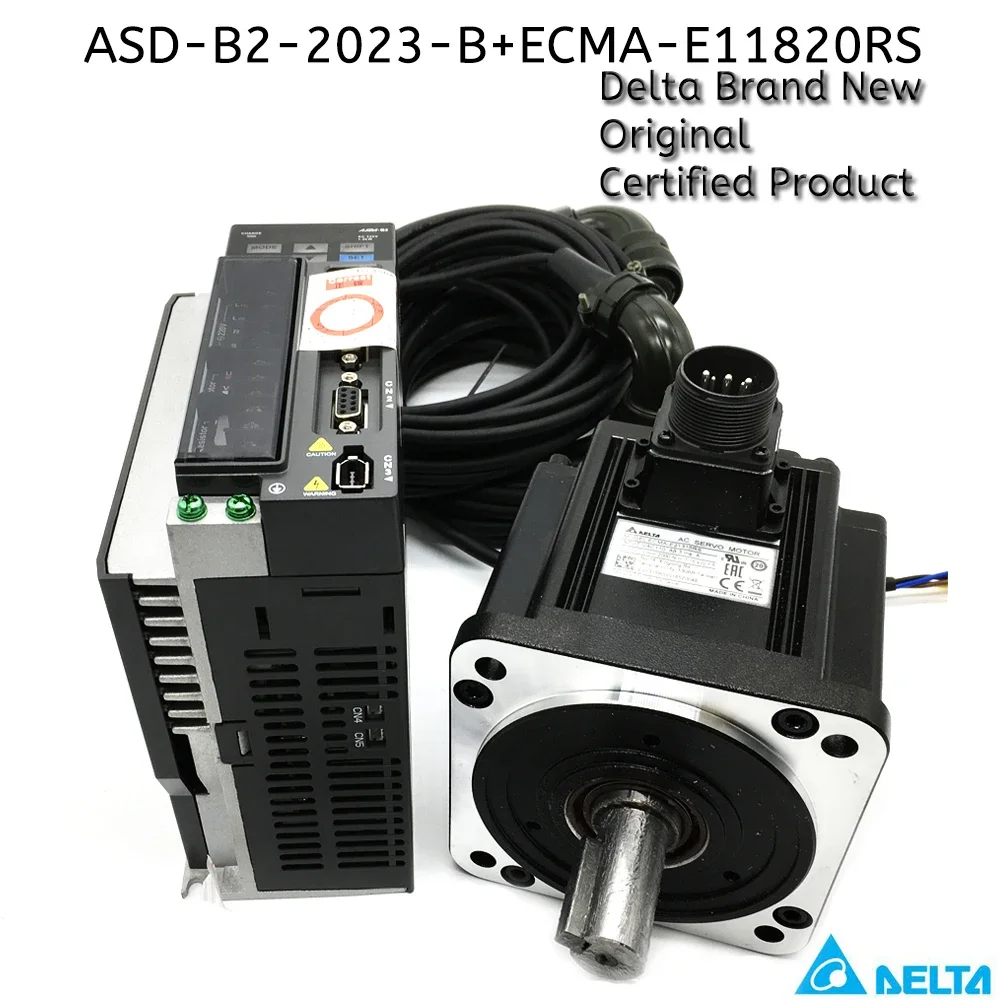 Delta 2KW 2000W AC Servo Motor Driver kit ECMA-E11820RS ECMA-E11820SS ...