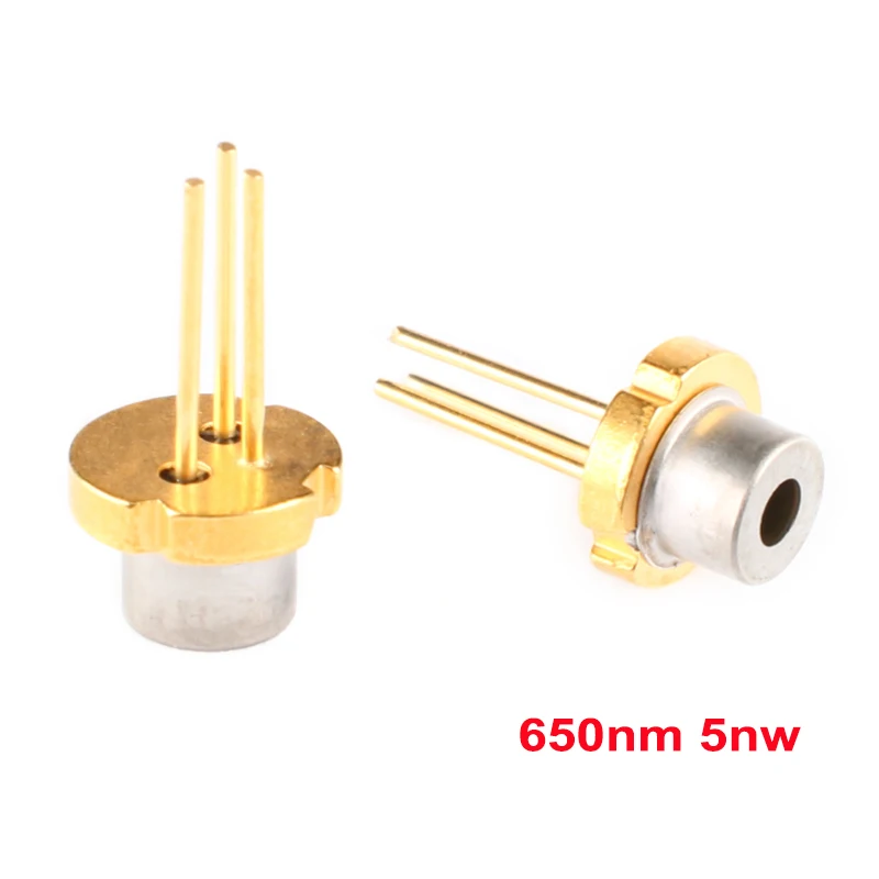 10-5-2pcs-TO-18-5mW-650nm-Laser-Diode-Sensor-Laser-Module-Red-5mW-650nm ...