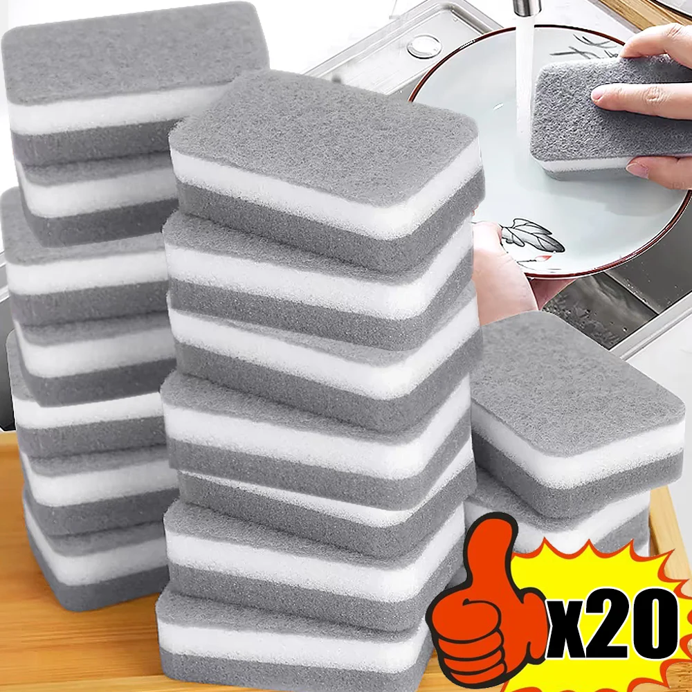 Dishwashing-Sponge-Reusable-Washable-Sponge-Kitchen-Scouring-Pad-Double ...