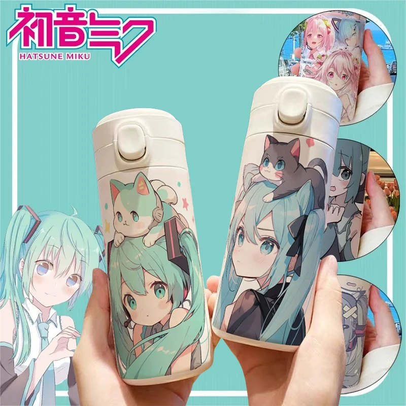 420ML-Hatsune-Miku-Thermoses-Kawaii-Cartoon-Figure-Printing-Water ...
