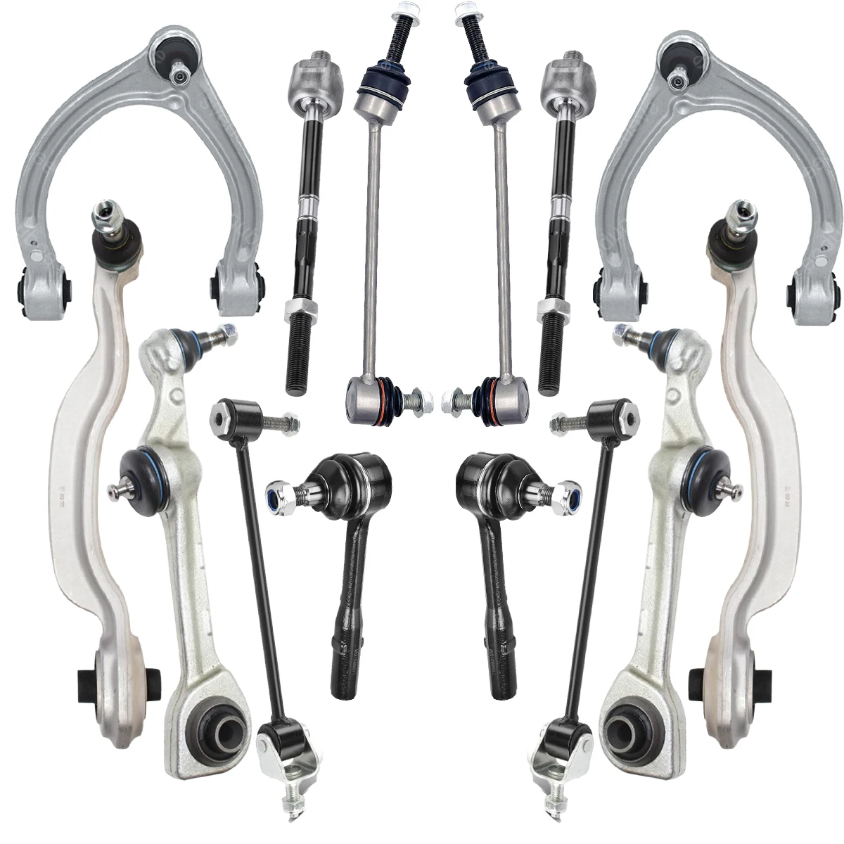 Svenubee-14pcs-Front-Upper-Lower-Control-Arms-Stabilizer-Link-Kit-for ...