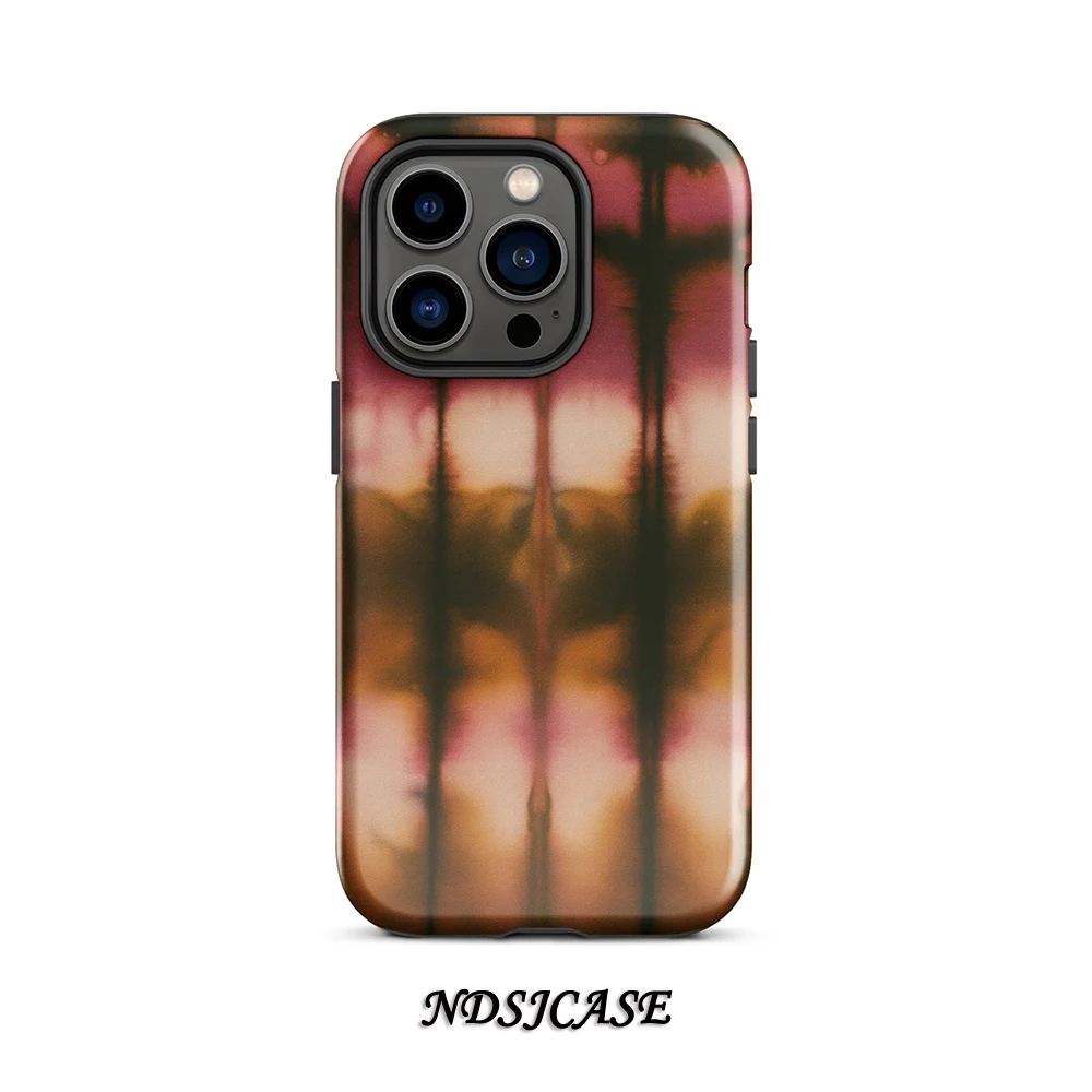 Retro pattern Earth Fade Phone Case for iPhone 17 16 15 14 13 12 11 XS ...