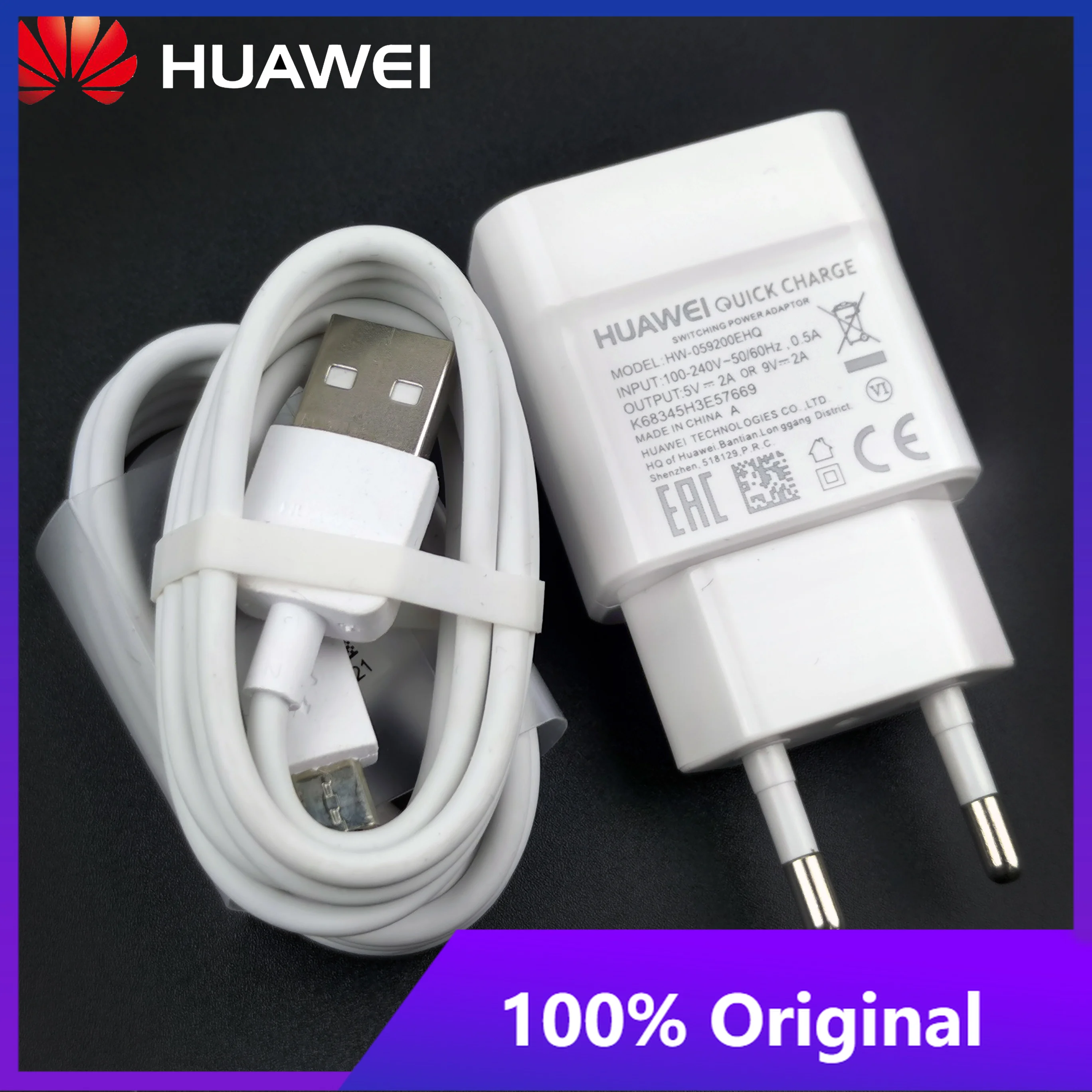 Original Huawei Fast Charger P30 Lite Mate 30 Lite Qc2.0 18w Eu Travel ...