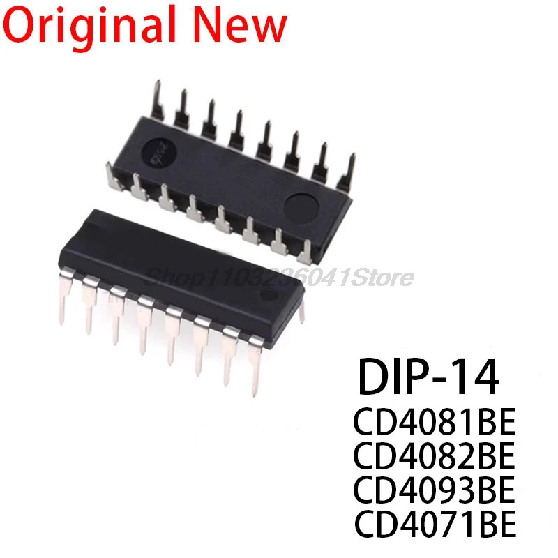 10PCS-New-and-Original-chip-CD4081BE-CD4082BE-CD4093BE-CD4071BE-DIP-14 ...