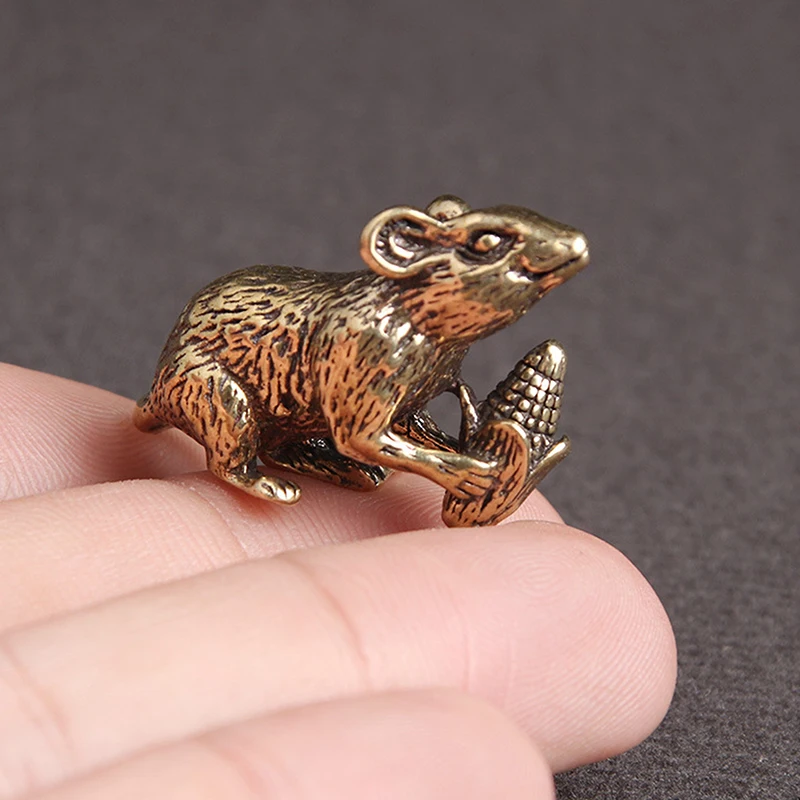 Lucky-mouse-rat-year-Desk-decor-Copper-Wealth-Rats-Figurines-new-year ...