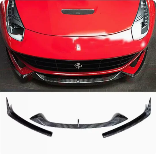 For-Ferrari-F12-Berlinetta-2013-2014-2015-Front-Bumper-Splitters-Lip ...