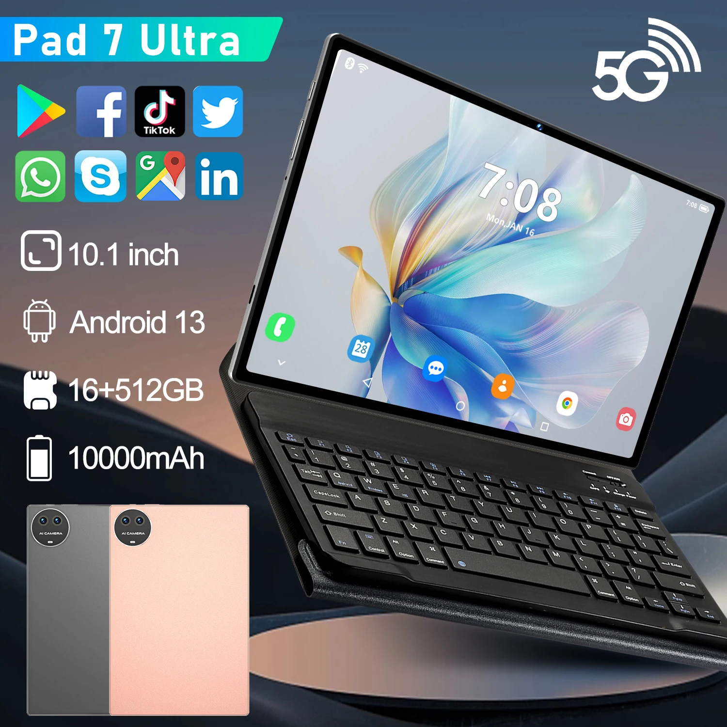 Tablet-Pad-7-Ultra-Android-13-Snapdragon-870-10-n-cleos-PC-512GB-de-ROM ...