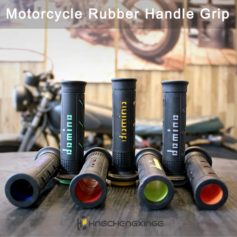 Universal-Handle-Grip-for-Motorcycle-Handlebar-Grips-Gel-Rubber-Brake ...