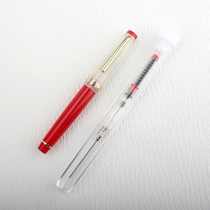 Jinhao 82 Fountain Pen Transparency Spin Pen Popular Ef F 0.38mm 0.5mm ...
