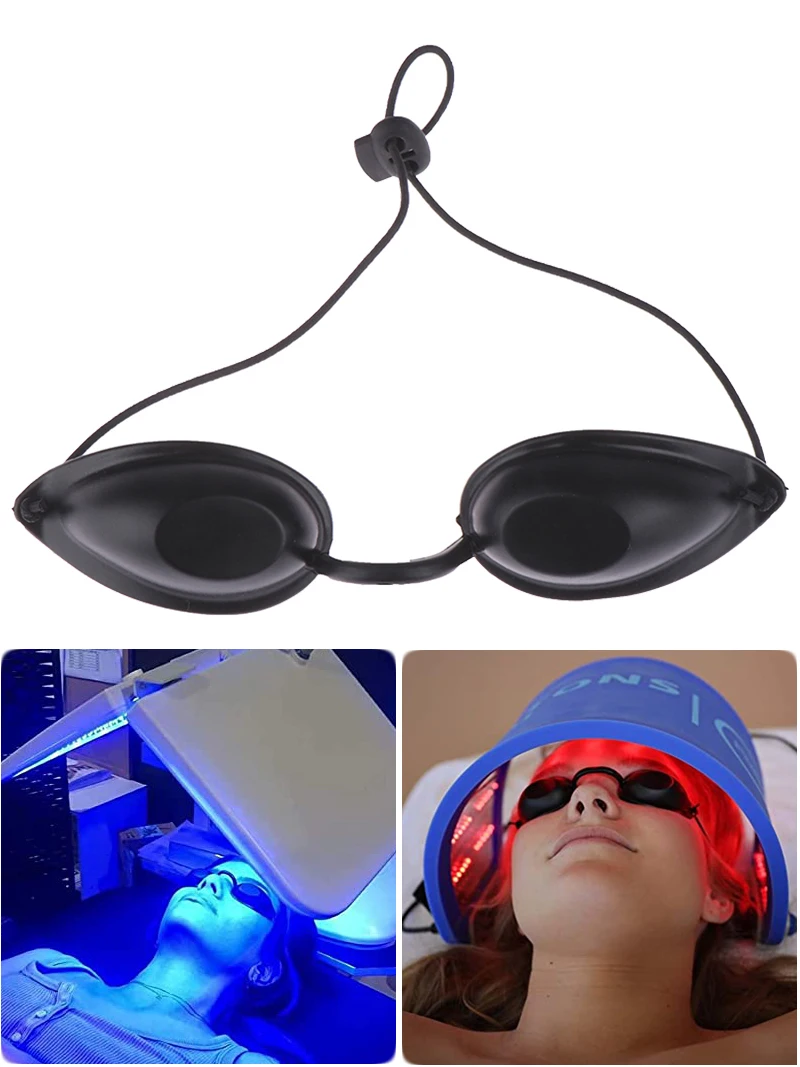 IPL 레이저에 대 한 Protectve 눈 고글 LED UV 램프 치료 유연한 UV 눈 보호 Sunbed 태닝 고글 일광욕 ...