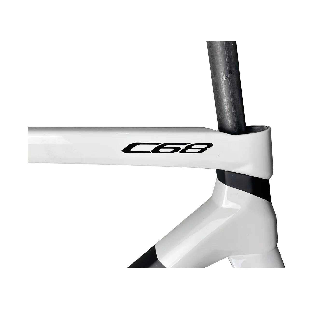 화이트 블랙 카본 로드 프레임 디스크 브레이크 T1000 Ud 디스크 프레임 포크 시트포스트 클램프 헤드셋 핸들 바 Eu