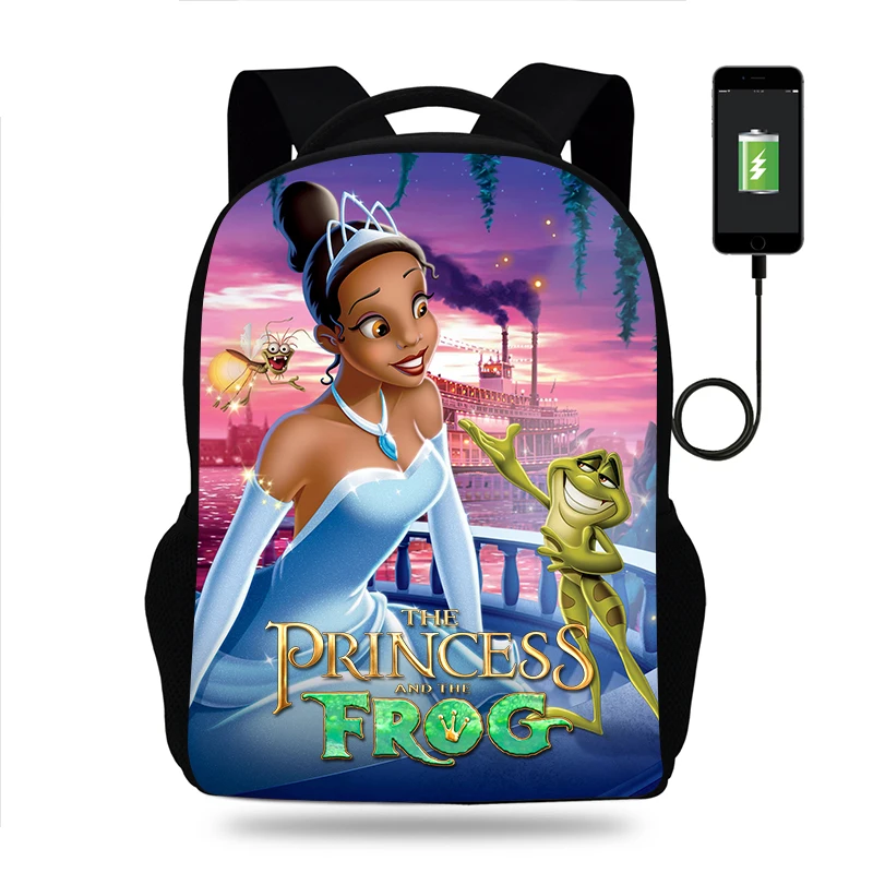 Disney-The-Princess-and-the-Frog-Backpack-Boys-Girls-School-Bag ...