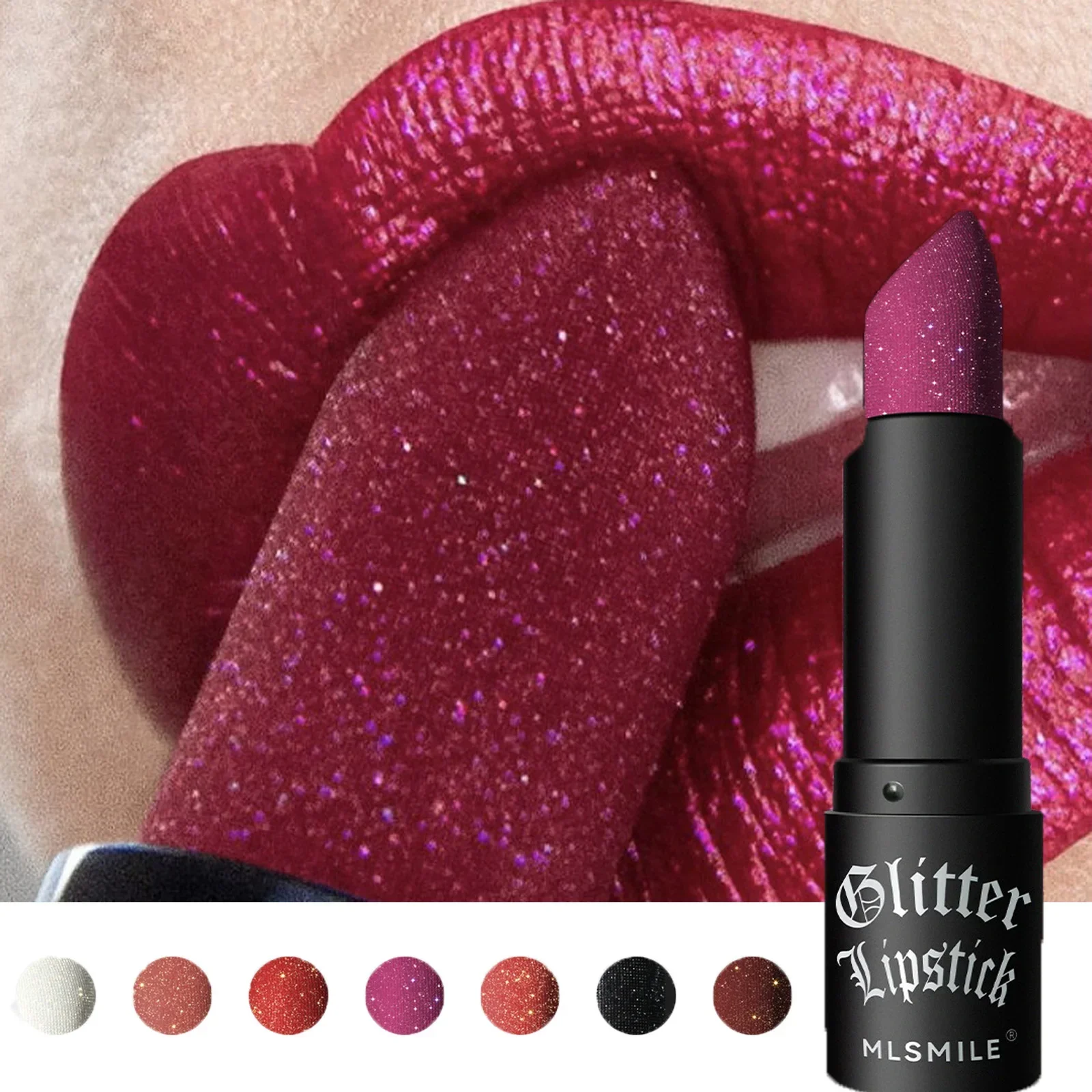 Diamond-Lipstick-Matte-Glitter-Lip-Tint-Balm-Waterproof-Long-Lasting ...