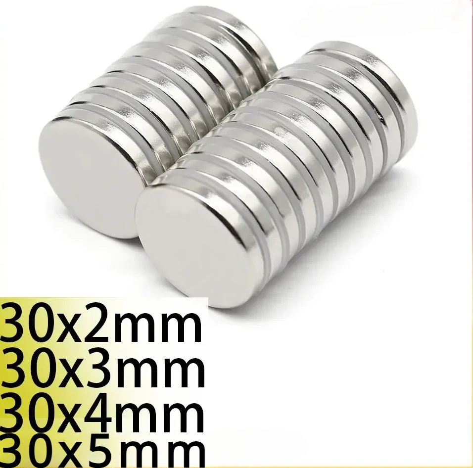 N35-D30mm-30x2-30x3-30x4-30x5-Strong-Disc-Motor-Neodymium-Magnet-Round ...