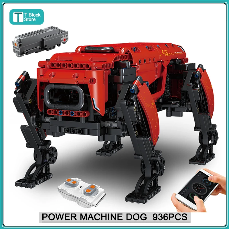 Technical-Robot-Toys-The-RC-Motorized-Boston-Dynamics-Big-Dog-Model-AlphaDog-Building-Blocks ...