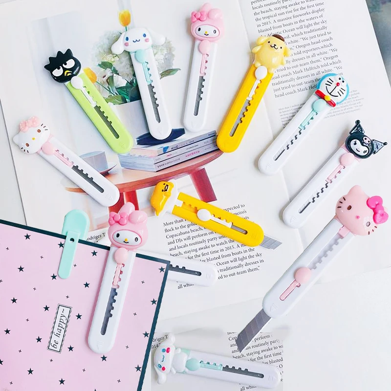 Kawaii Box Cutter Hello Kitty | Utility Knife Hello Kitty - Animation ...