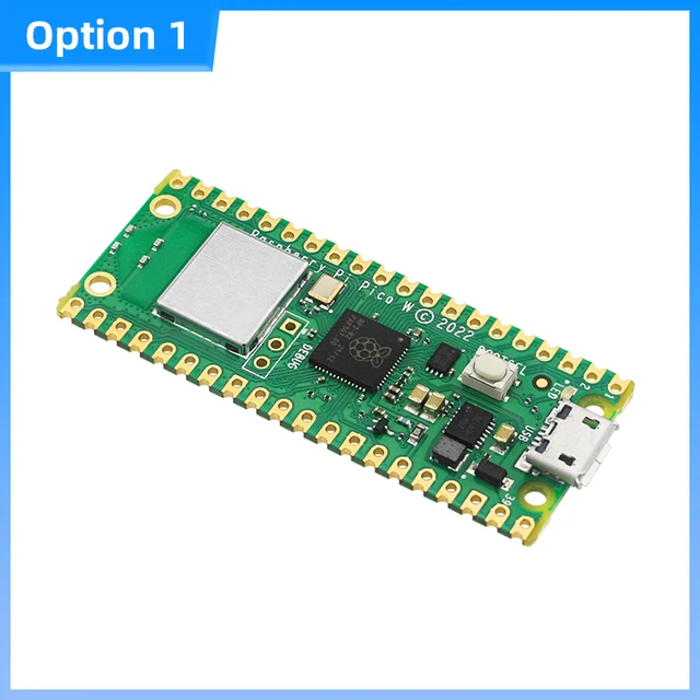 Raspberry Pi Pico W módulo inalámbrico, microcontrolador de procesador de doble núcleo, WiFi 2,4 ...