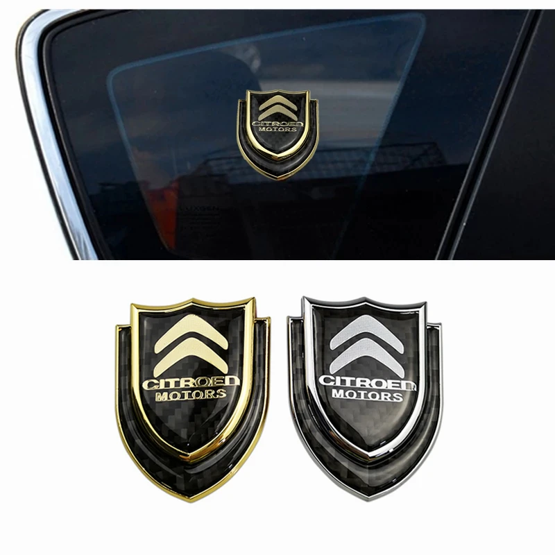 Escudo do carro de metal estilo emblema adesivo decoração para citroen ...