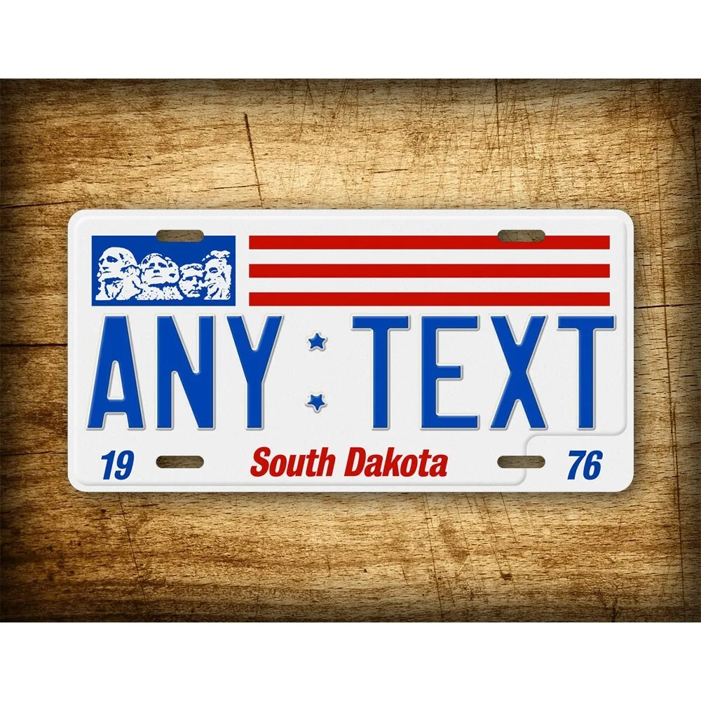 1pc Customizable South Dakota Retro License Plate 6x12 Personalized ...