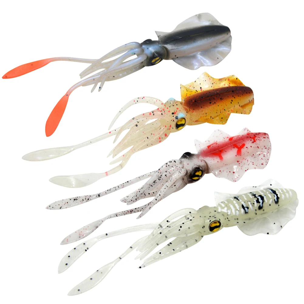 15cm-20g-Silicone-Soft-Artificial-Rubber-Luminous-UV-Squid-Jig-Fishing ...